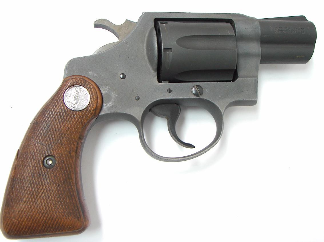 Colt Agent .38 Special caliber revolver. Lightweight snub nose model ...