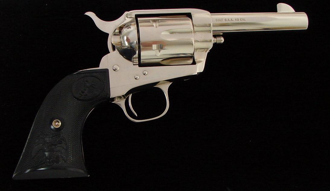 Colt Storekeepers Model 45 LC caliber revolver. Scarce model with 4 ...