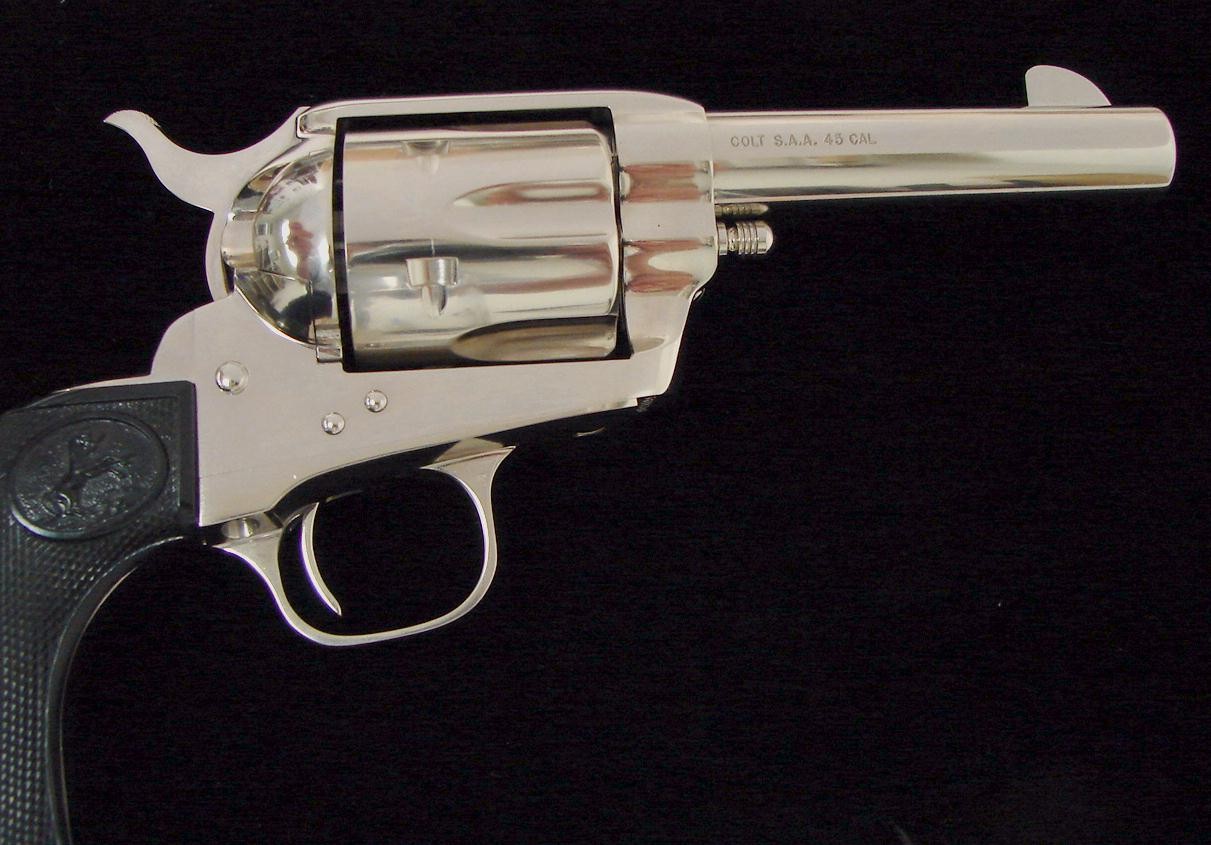 Colt Storekeepers Model 45 LC caliber revolver. Scarce model with 4 ...
