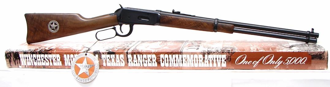 Texas Ranger 30-30 caliber Winchester 94 commemorative rifle. 1974 ...