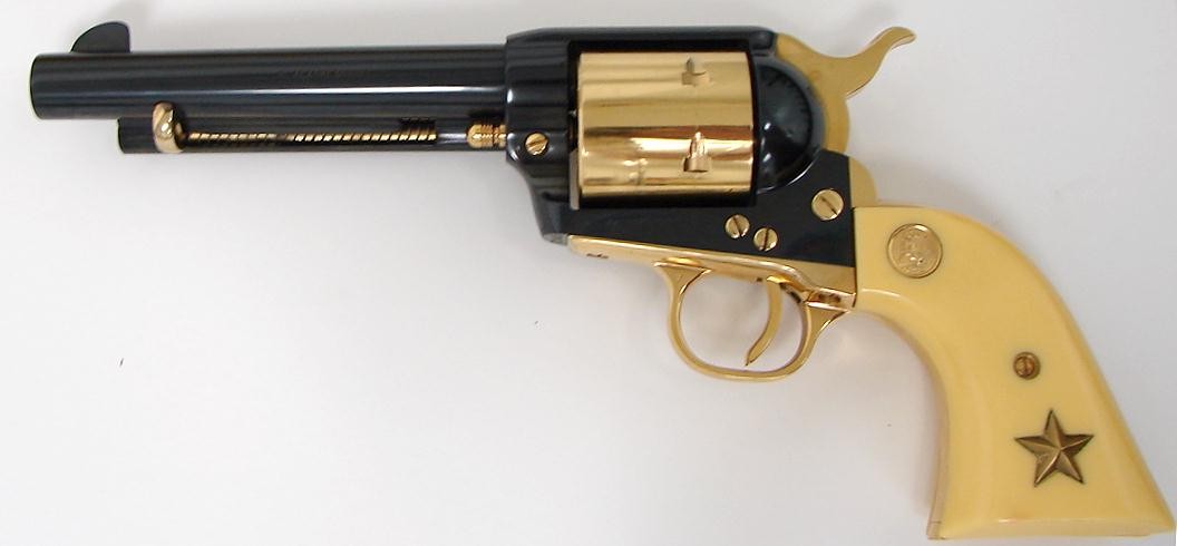 Alamo Commemorative .45 LC caliber revolver. 1967 issue, Colt Single ...