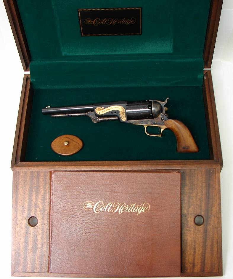 Walker Colt Heritage commemorative revolver with case and book 1980 ...