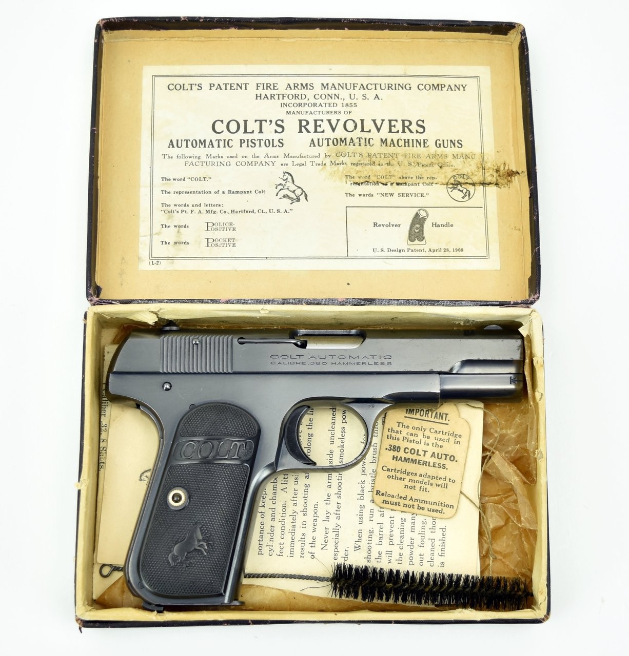 Colt 1908 .380 ACP (C11203) - Collectors Firearms