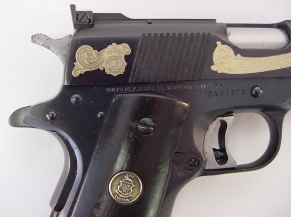 Colt DEA 50th Year 45 caliber commemorative with case. (com260 ...