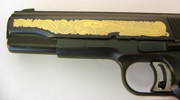 Colt DEA 50th Year 45 caliber commemorative with case. (com260 ...