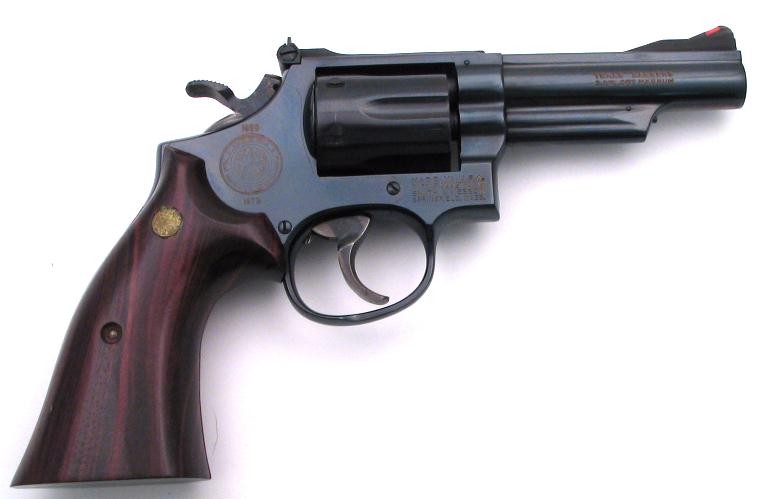 Smith & Wesson 19-3 .357 Magnum caliber revolver. Texas Ranger ...