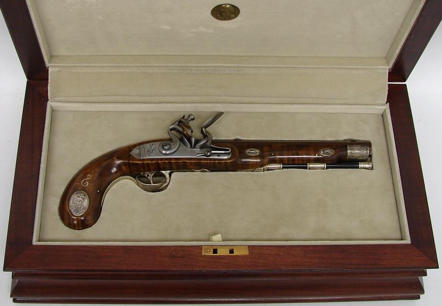 Andrew Jackson U.S. Historical Society flint pistol commemorative ...