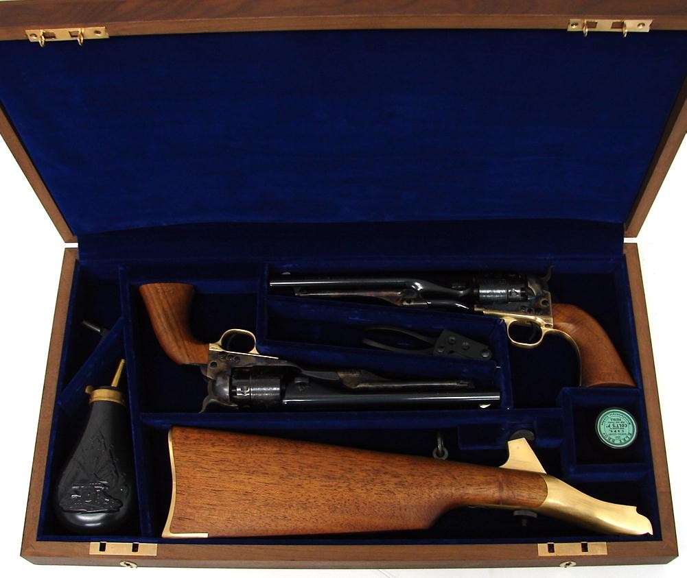 US Cavalry pair of Colt 1860 Army revolvers in like new condition ...