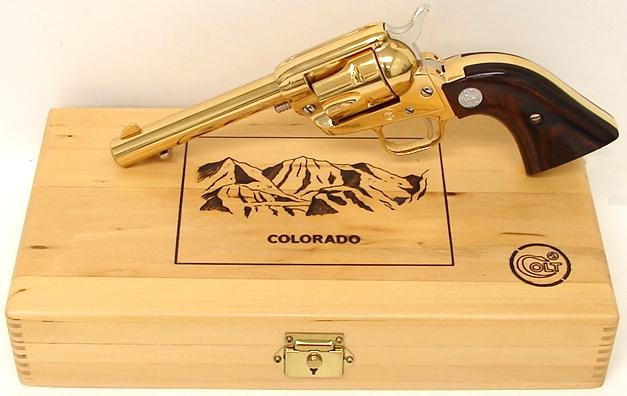Colorado Gold Rush .22 LR Colt Frontier Scout commemorative revolver ...