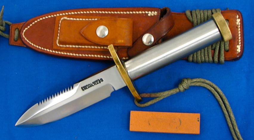 Randall model 18 knife. 5 1/2" blade. Excellent condition. Nice sheath ...