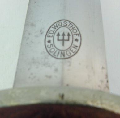 German SA dagger maker marked with hanger. (mew209) - Collectors Firearms