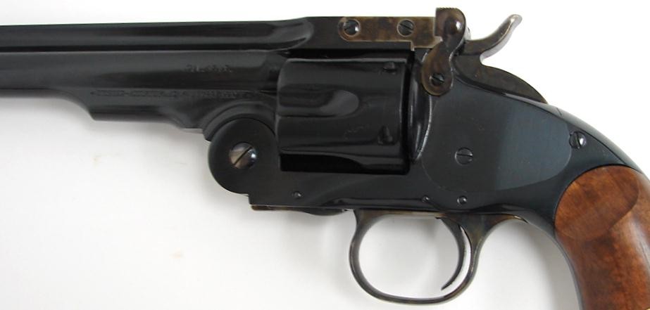 Uberti 1875 Break Top .45 LC caliber revolver. 7 Schofield inspector ...