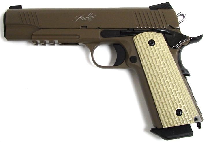 Kimber Desert Warrior .45 ACP caliber pistol. Civilian model of the ...