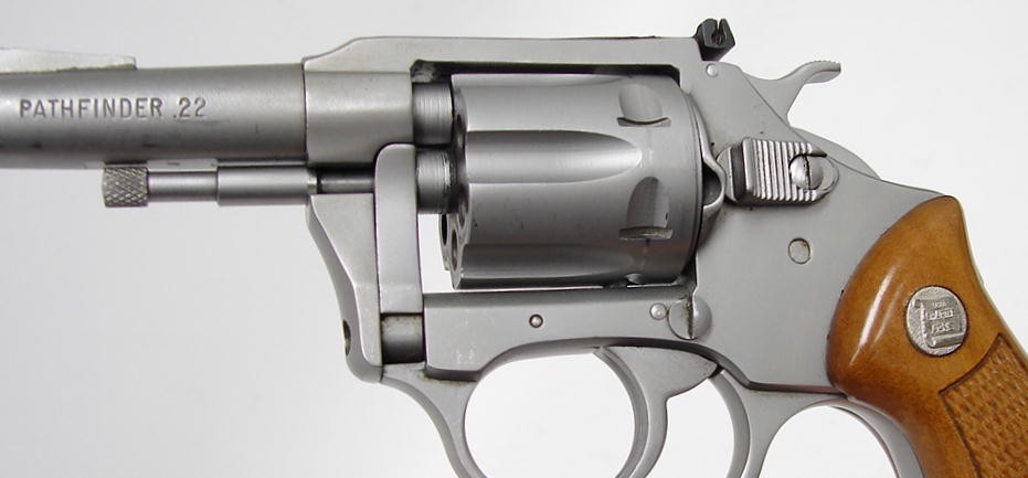 Charter Arms Pathfinder .22 LR caliber revolver. Scarce stainless steel ...