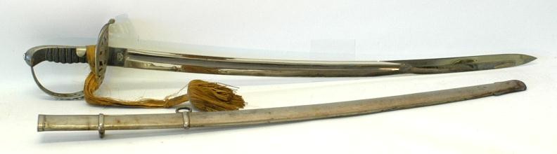 Austrian Model 1869 Heavy Cavalry sabre. Excellent condition with knot ...