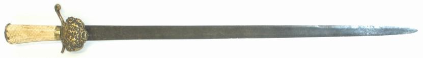 Hunting Sword 18th century with Royal English cypher on blade. Needs ...
