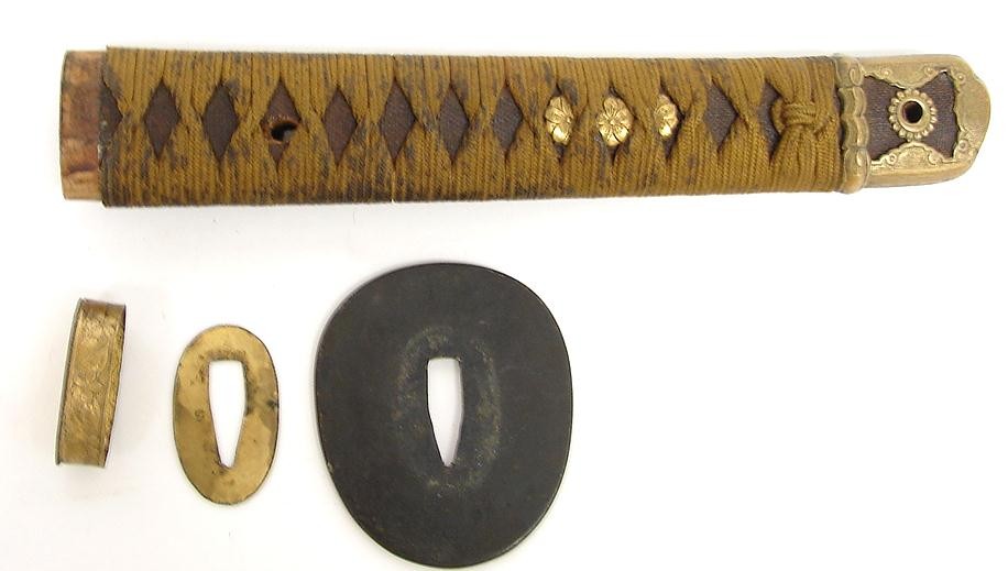 Japanese WWII Officers Katana Naval officer sword with signed blade ...