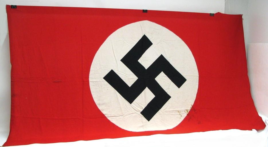 Nazi Party Flag measures 4 x 8 . Original WWII Nazi party flag. (mm494 ...