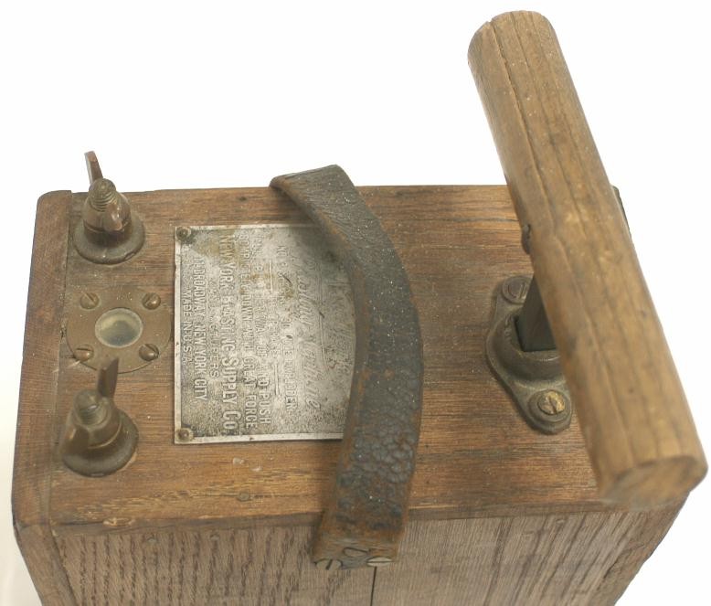 Blasting Machine manufactured by New York Blasting Supply Company. No 3 ...