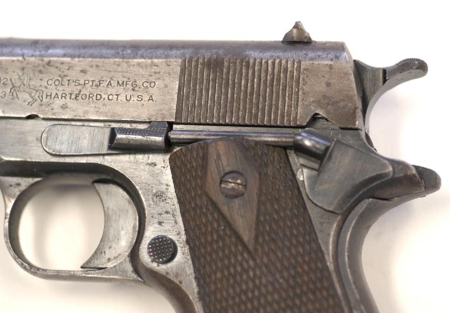 Colt Model 1911 U.S. Army issue 45 caliber pistol with holster. (pr2044 ...