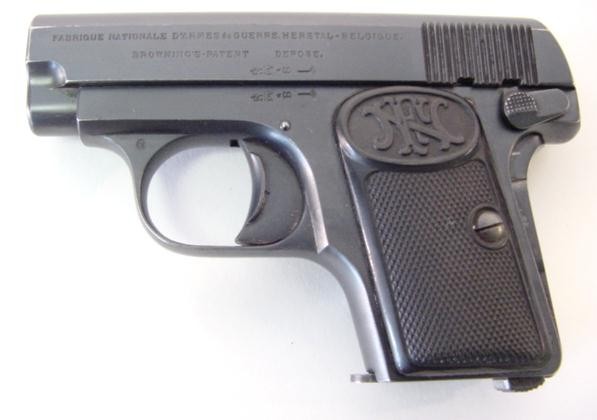 FN Old Model 25 caliber pistol. Near mint. (pr2608) - Collector’s Firearms