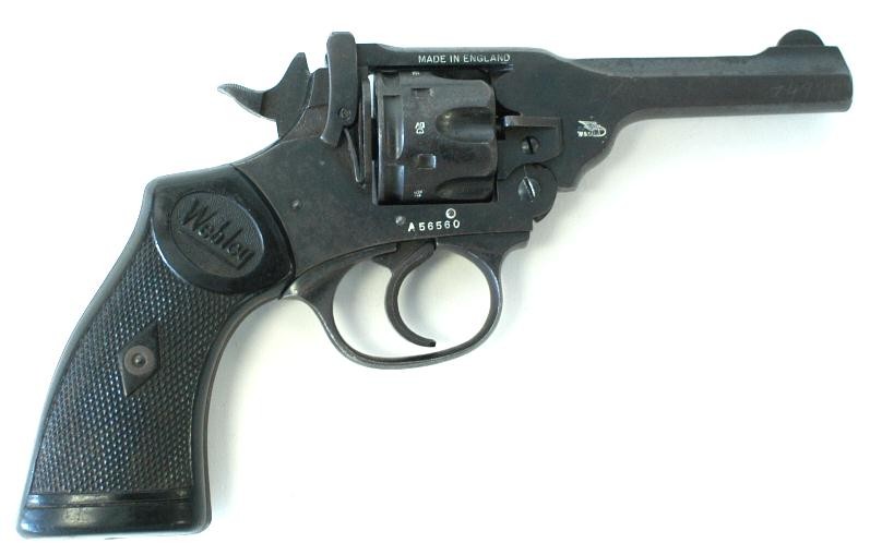Webley Mark IV 32 caliber revolver with 4 barrel. No provision for ...