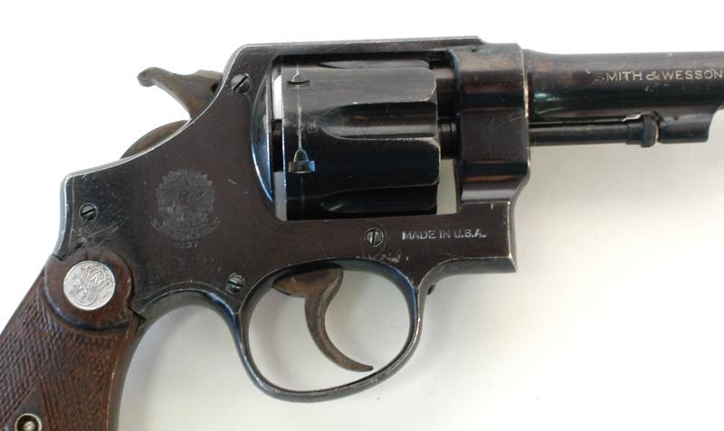 Smith & Wesson Model 1937 Brazilian 45 caliber revolver with original finish. (pr3195 ...