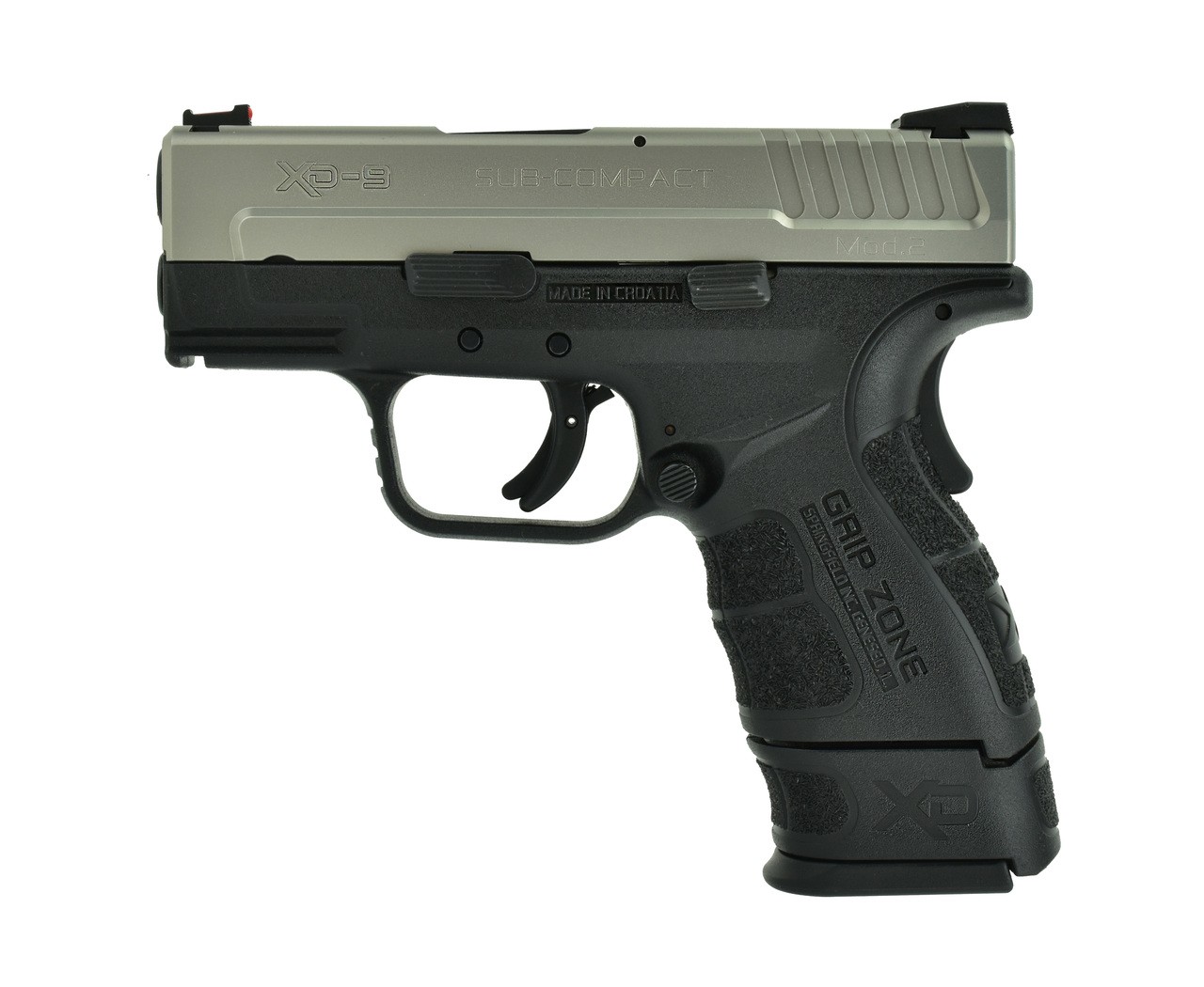 Springfield XD9 Subcompact Mod 2 9mm caliber pistol for sale.