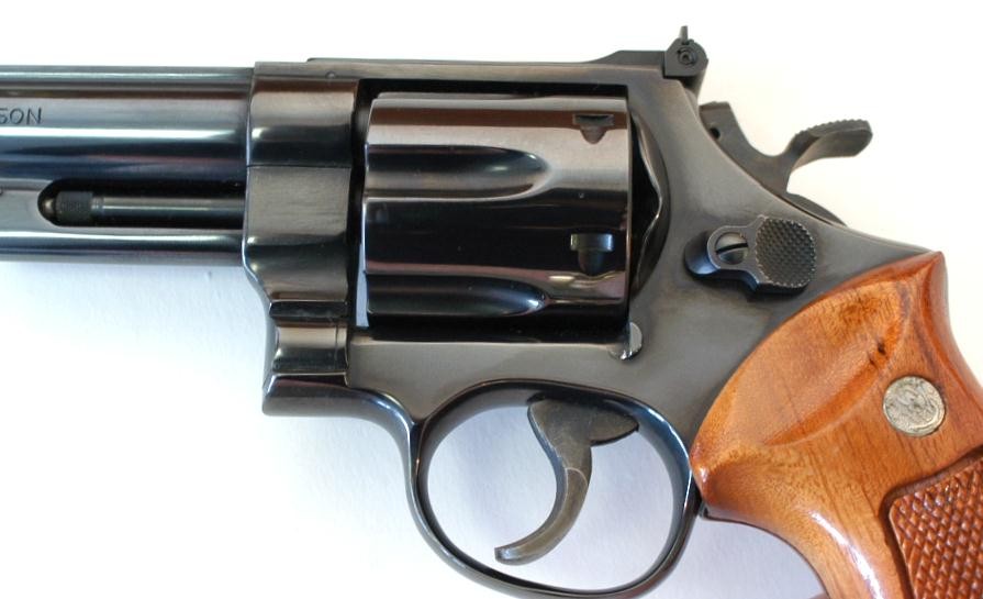 Smith & Wesson Model 57 .41 Magnum caliber revolver pinned & recessed ...