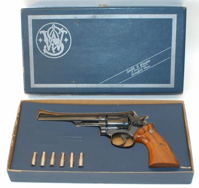 Smith & Wesson Model 53 .22 Jet revolver with box and .22LR inserts ...