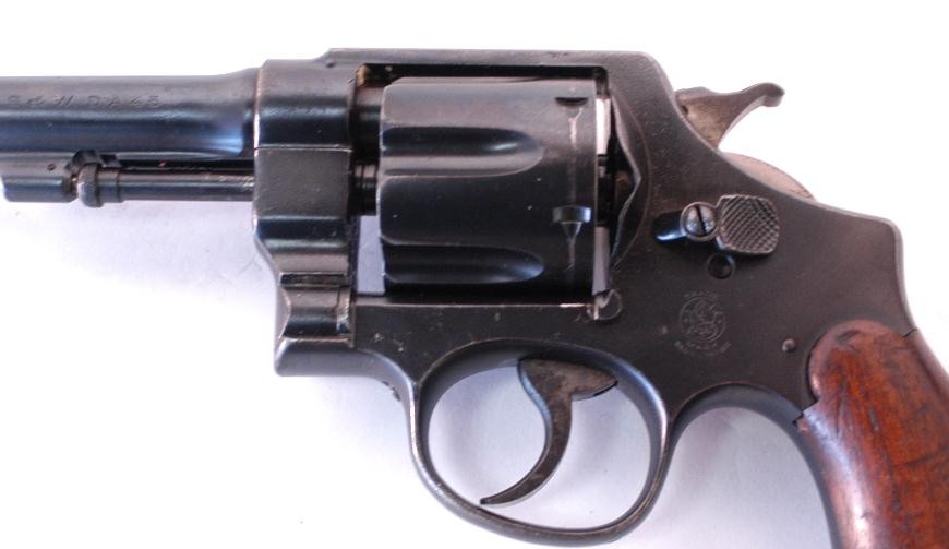 Smith & Wesson Model 1937 Brazilian .45 ACP caliber revolver with crest. (pr3648) - Collectors ...