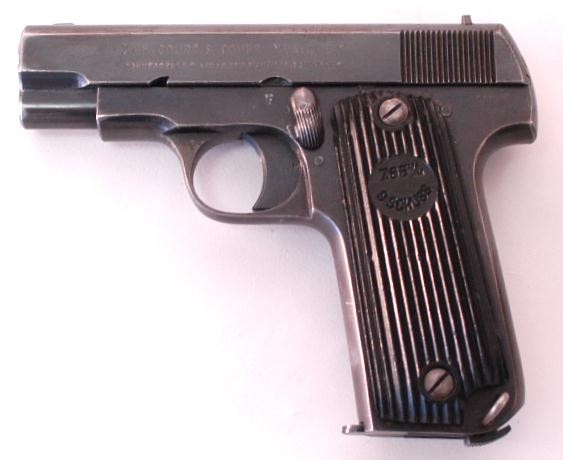 French Unique Model 17 Nazi marked with proper original holster and ...