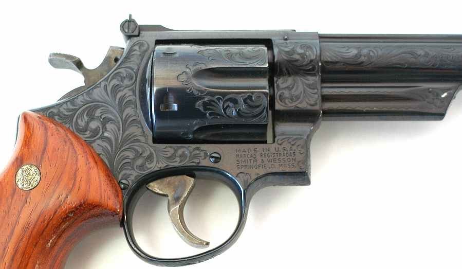 Smith & Wesson Model 29 revolver with factory Class A engraved with pin ...