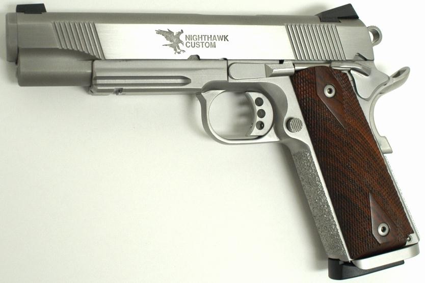 Nighthawk Custom Predator .45 ACP caliber pistol with Recon Rail ...