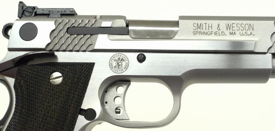 Smith & Wesson Model 945 .45 ACP caliber pistol. Performance Center ...