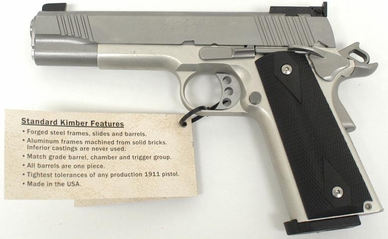 Kimber Rimfire Target .17 Mach 2 caliber pistol with silver finish. New ...