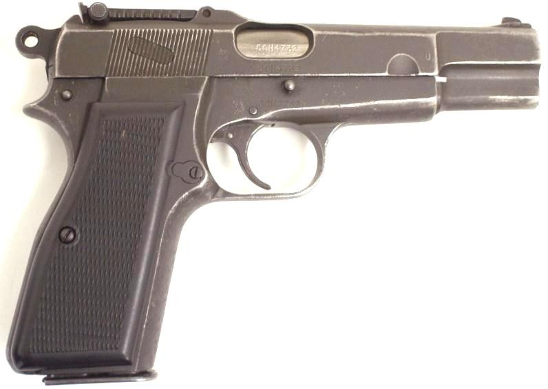 Inglis Hi-Power Mark I 9mm caliber Chinese contract pistol slotted and ...