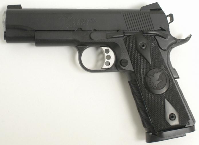 Nighthawk Talon II .45 ACP caliber pistol Commander size titanium frame ...