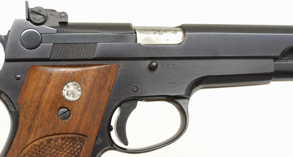 Smith & Wesson Model 52 Target .38 Mid Range caliber pistol. Very early ...