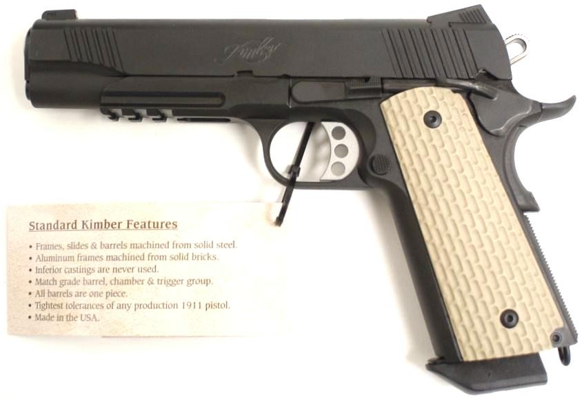 Kimber Warrior .45 ACP caliber pistol. Civilian version of the I.C.A.B ...
