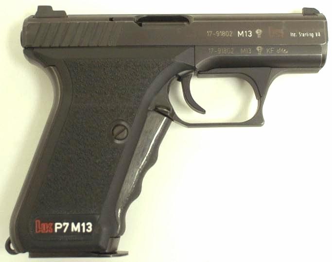 Heckler & Koch P7M13 9mm caliber pistol. Early pre-ban model with box ...