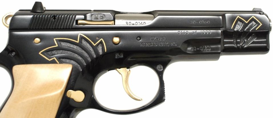CZ Model 75B 9mm caliber 30th Anniversary Special Edition pistol. New ...