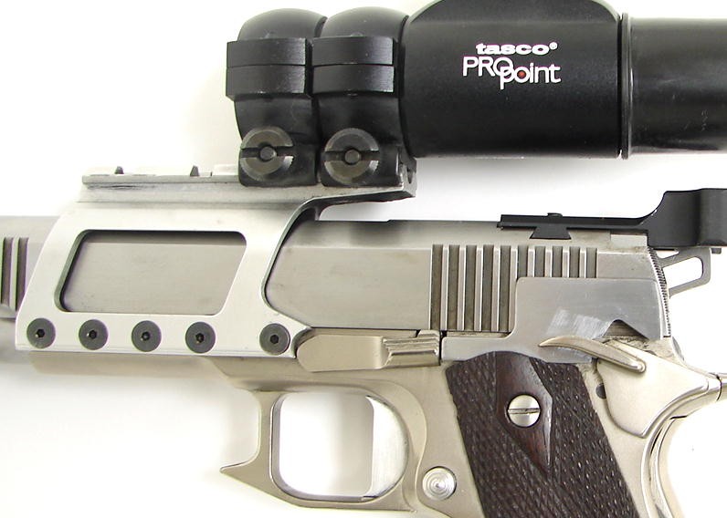 Caspian 1911 .38 Super caliber pistol. Custom race gun built on Caspian ...
