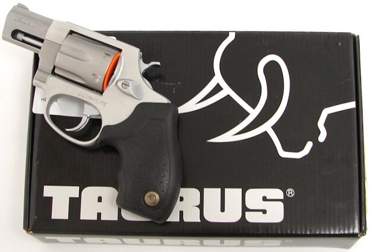 Taurus 731 Ultra-Lite .32 H&R Magnum caliber revolver. 2 stainless ...