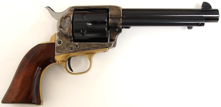 Uberti Regulator .45 LC/ACP caliber revolver. Dual cylinder model in ...