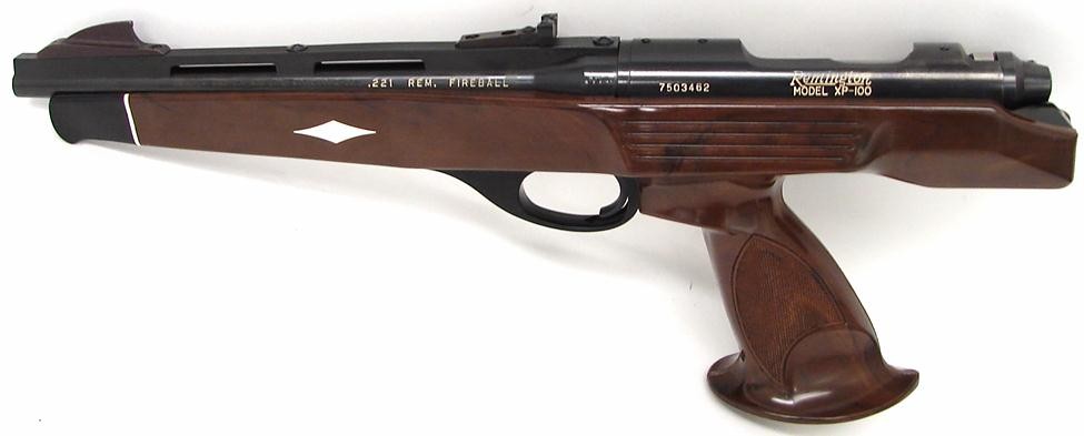 Remington XP-100 .221 Fireball caliber pistol. Single shot hunting ...