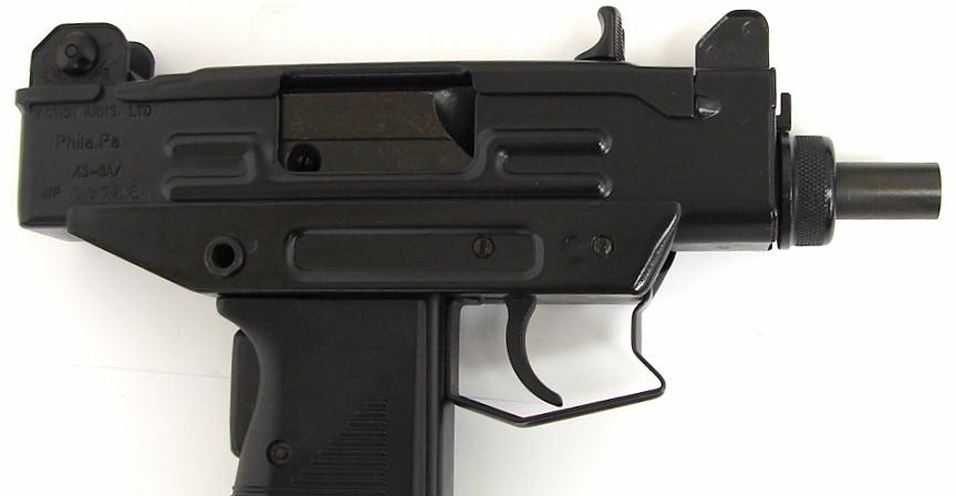 Israeli Military Industries Uzi .45 ACP caliber pistol. Original pre ...