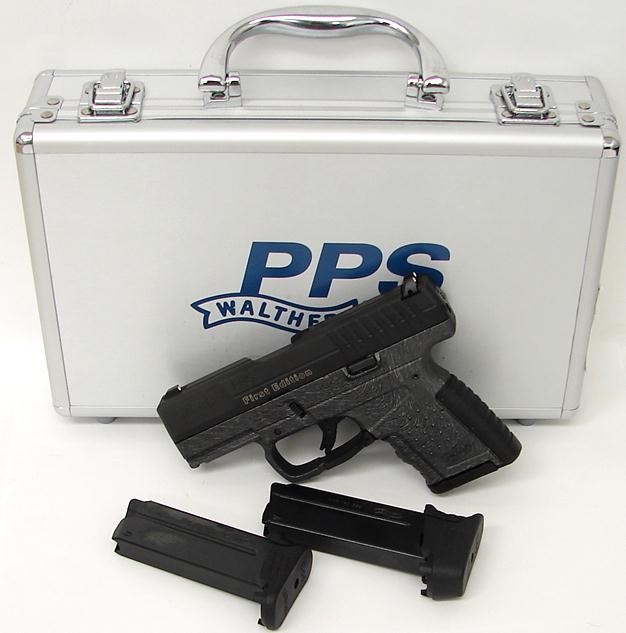 Walther PPS 9mm caliber pistol. First Edition model of new sub-compact ...