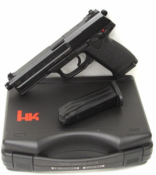 Heckler & Koch Mark 23 Socom .45 ACP caliber pistol. Hard to find out ...