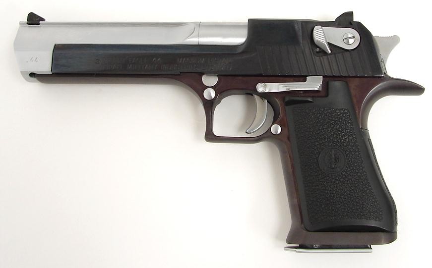 Magnum Research Desert Eagle .44 Magnum caliber pistol. Early model ...